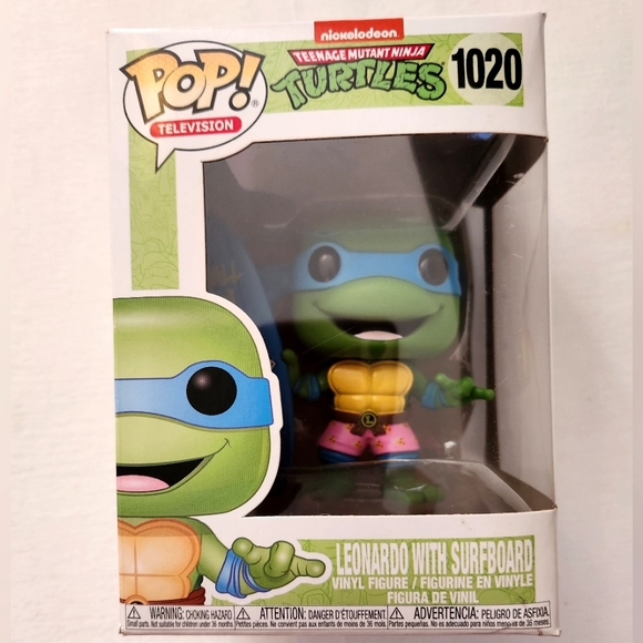 Funko | Toys | Funko Leonardo With Surfboard Teenage Mutant Ninja ...